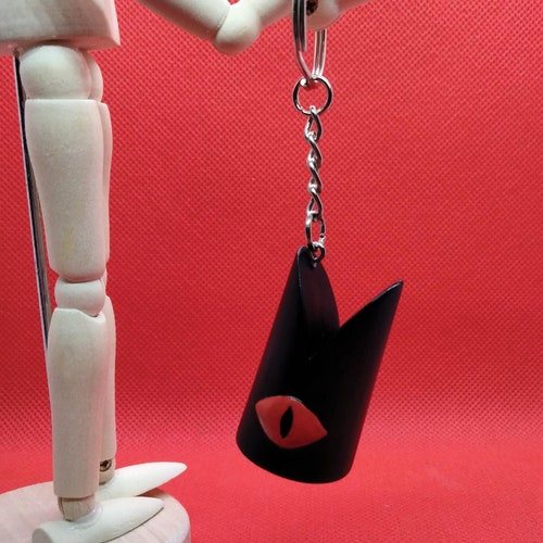 The Red Crown Keychain Cult of the Lamb Hand Painted 3D - Etsy