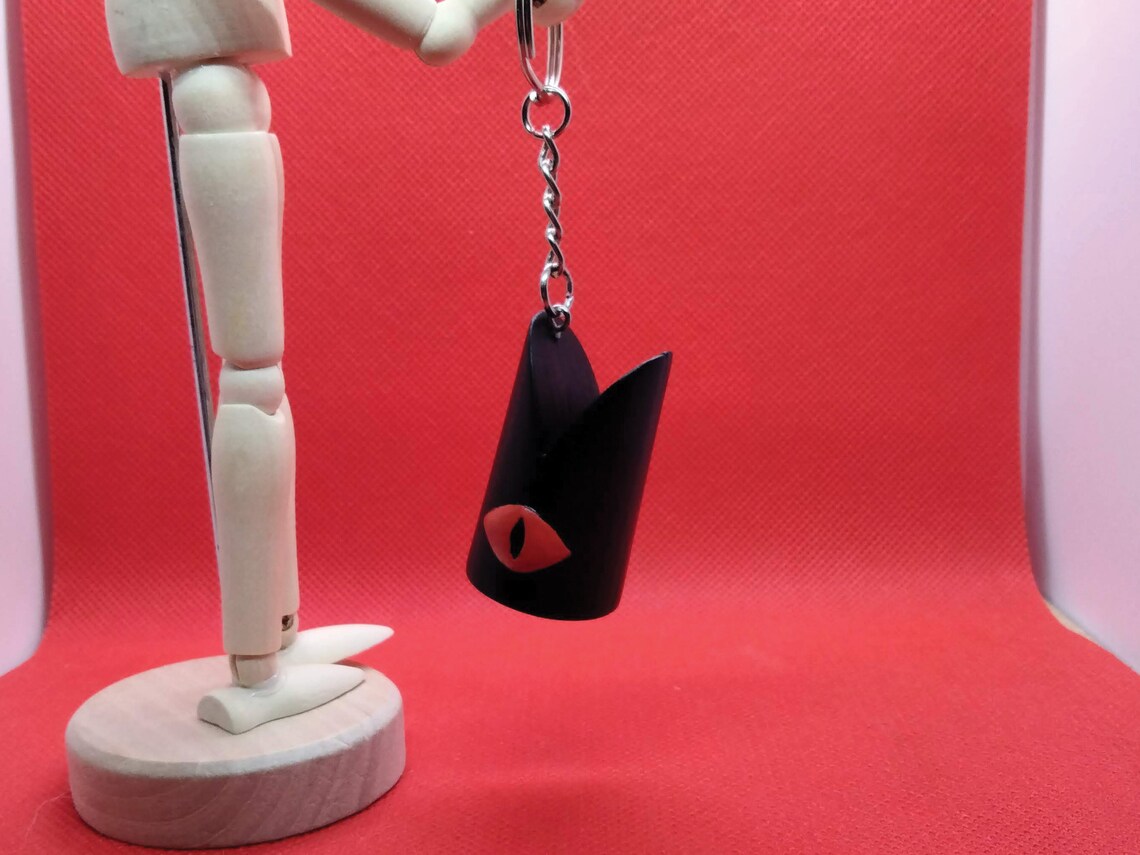 The Red Crown Keychain Cult of the Lamb Hand Painted 3D - Etsy