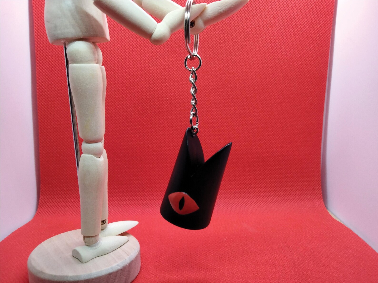 The Red Crown Keychain Cult of the Lamb Hand Painted 3D - Etsy