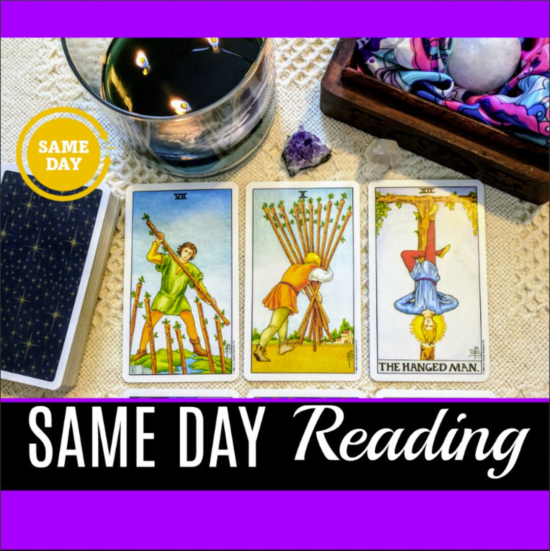 Intuitive Tarot Card Reading: Same Day Psychic Reading, 3 Questions - Etsy