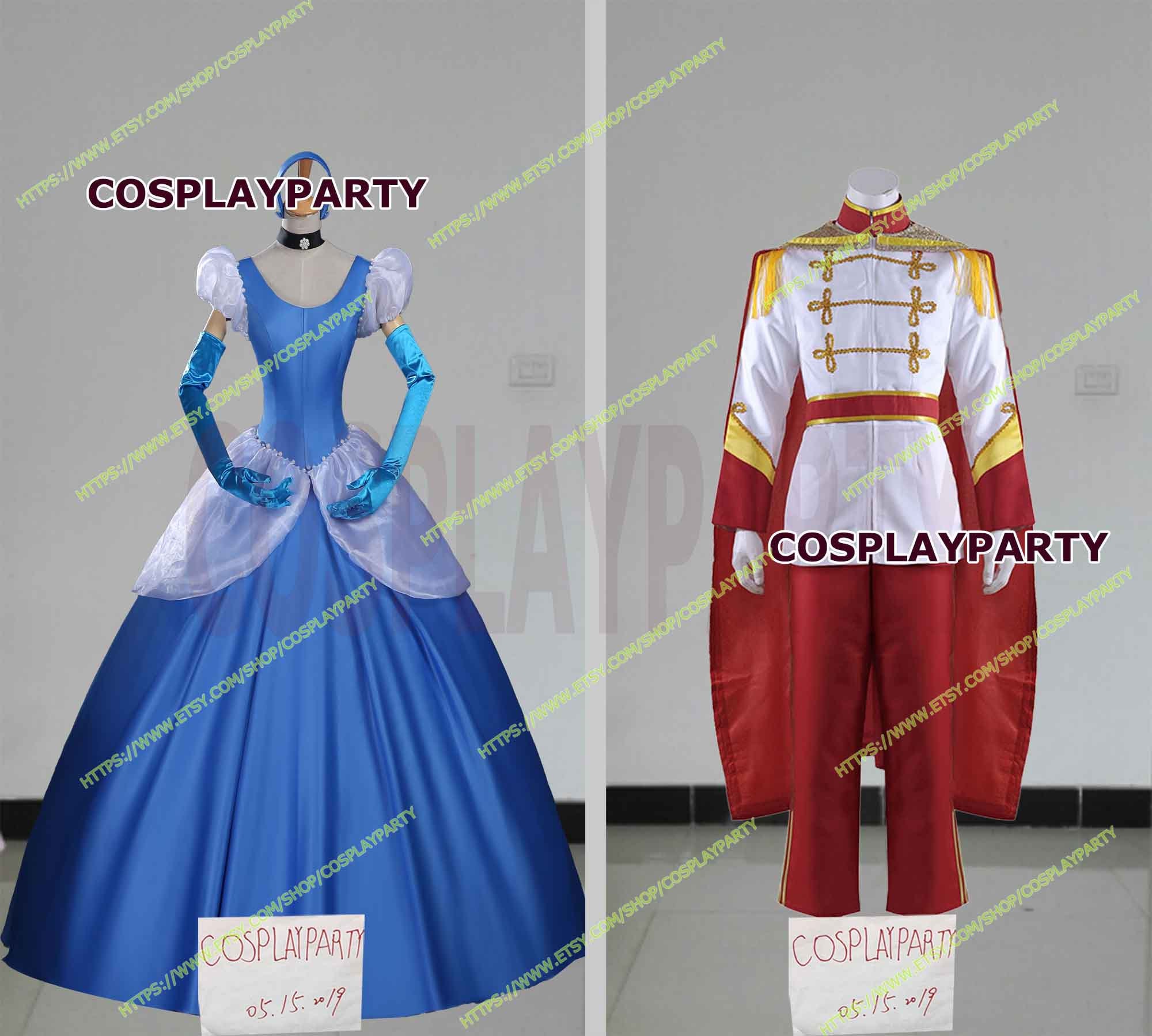 Homemade Cinderella And Prince Charming Costumes