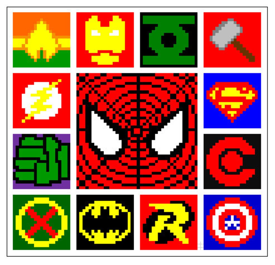 Superhero Crochet Blanket Pattern Corner to Corner Superhero Crochet ...