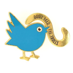 Don't Feed the Trolls Pin - Etsy