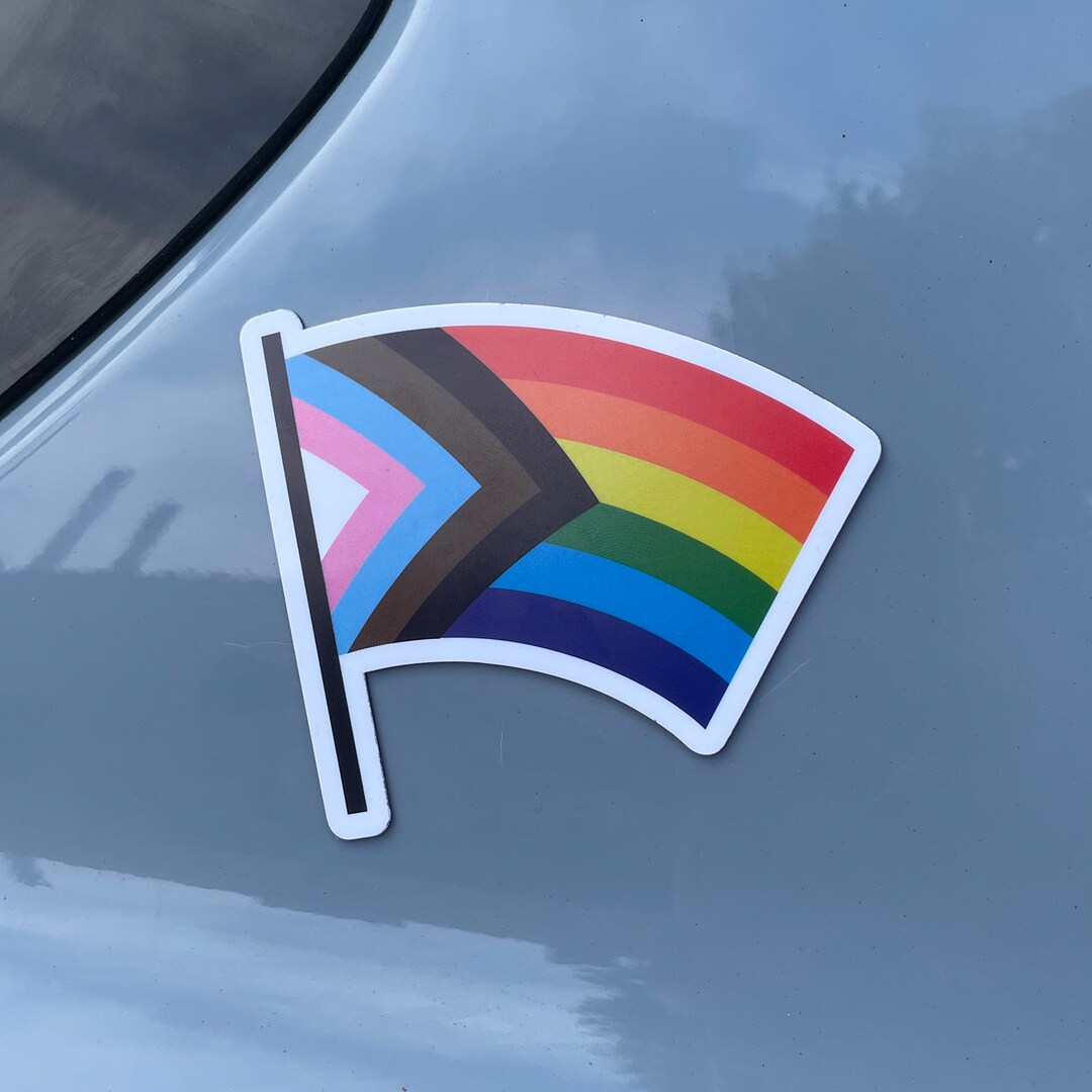 Progress Pride Flag - Car Magnet - Etsy