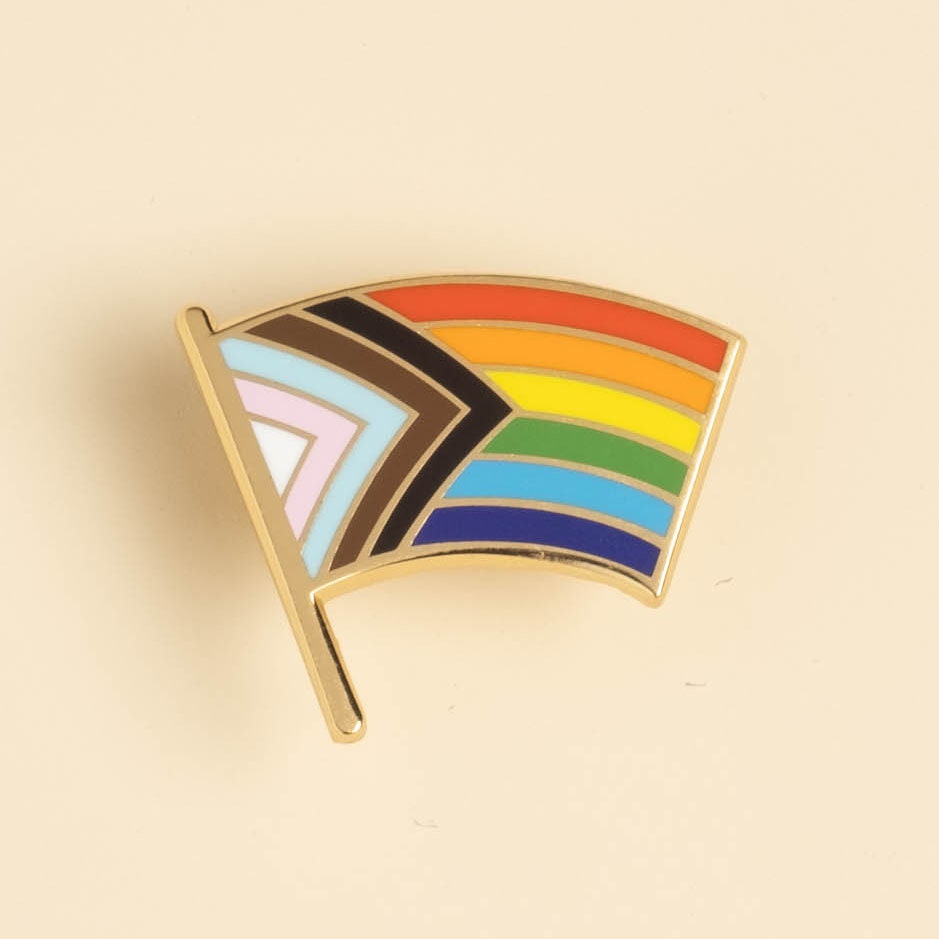 Progress Pride Flag Pin - Etsy