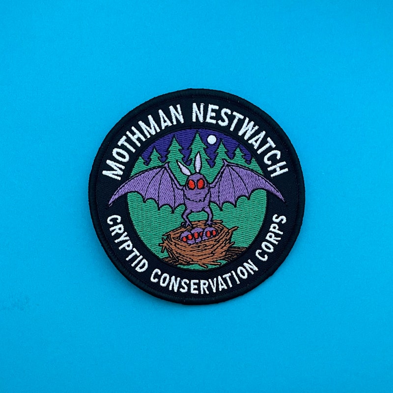Mothman Patch - Etsy