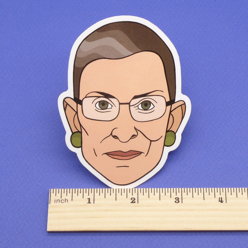 Ruth Bader Ginsburg Sticker | Etsy