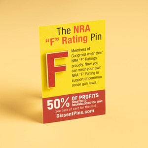 NRA F-rating Pin - Etsy