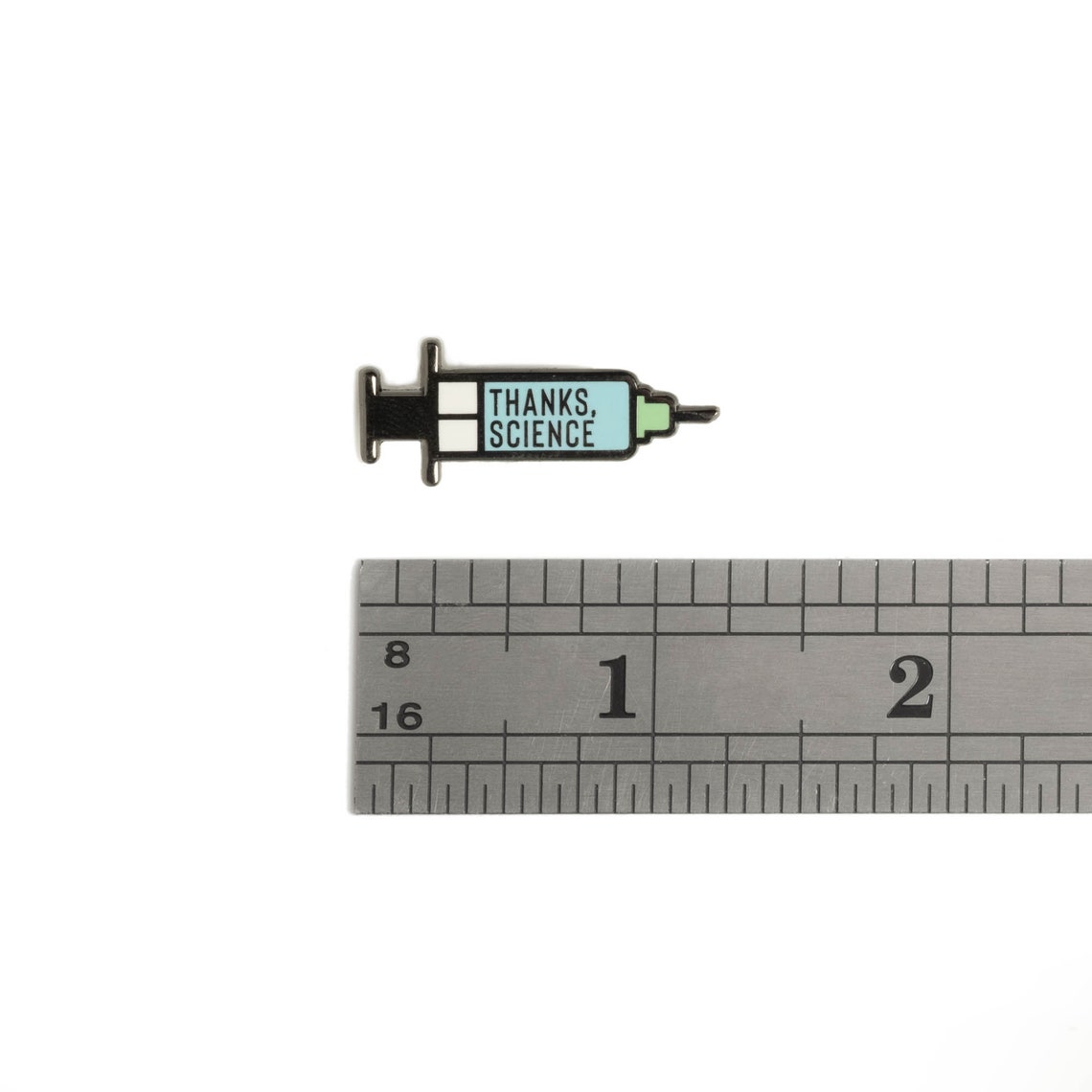 Thanks, Science - Vaccine Syringe Mini Pin - Etsy