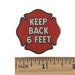 Keep Back 6 Feet Social Distancing Pin - Etsy
