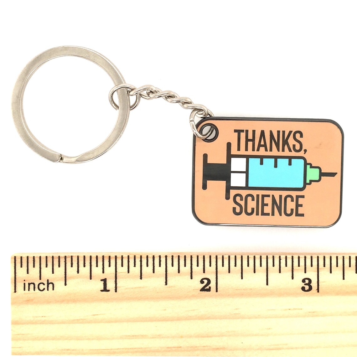 Thanks Science Keychain Hard Enamel | Etsy