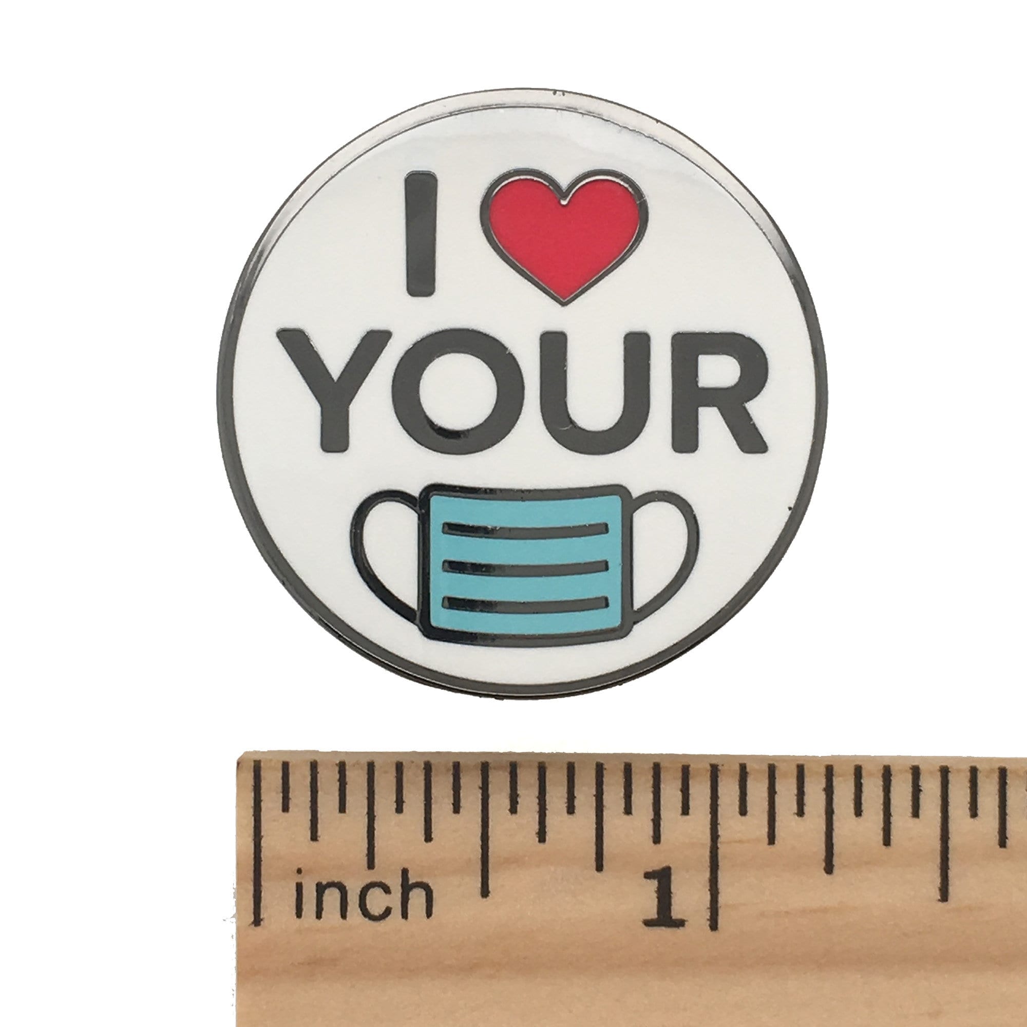 I Love Your Mask Pin - Etsy