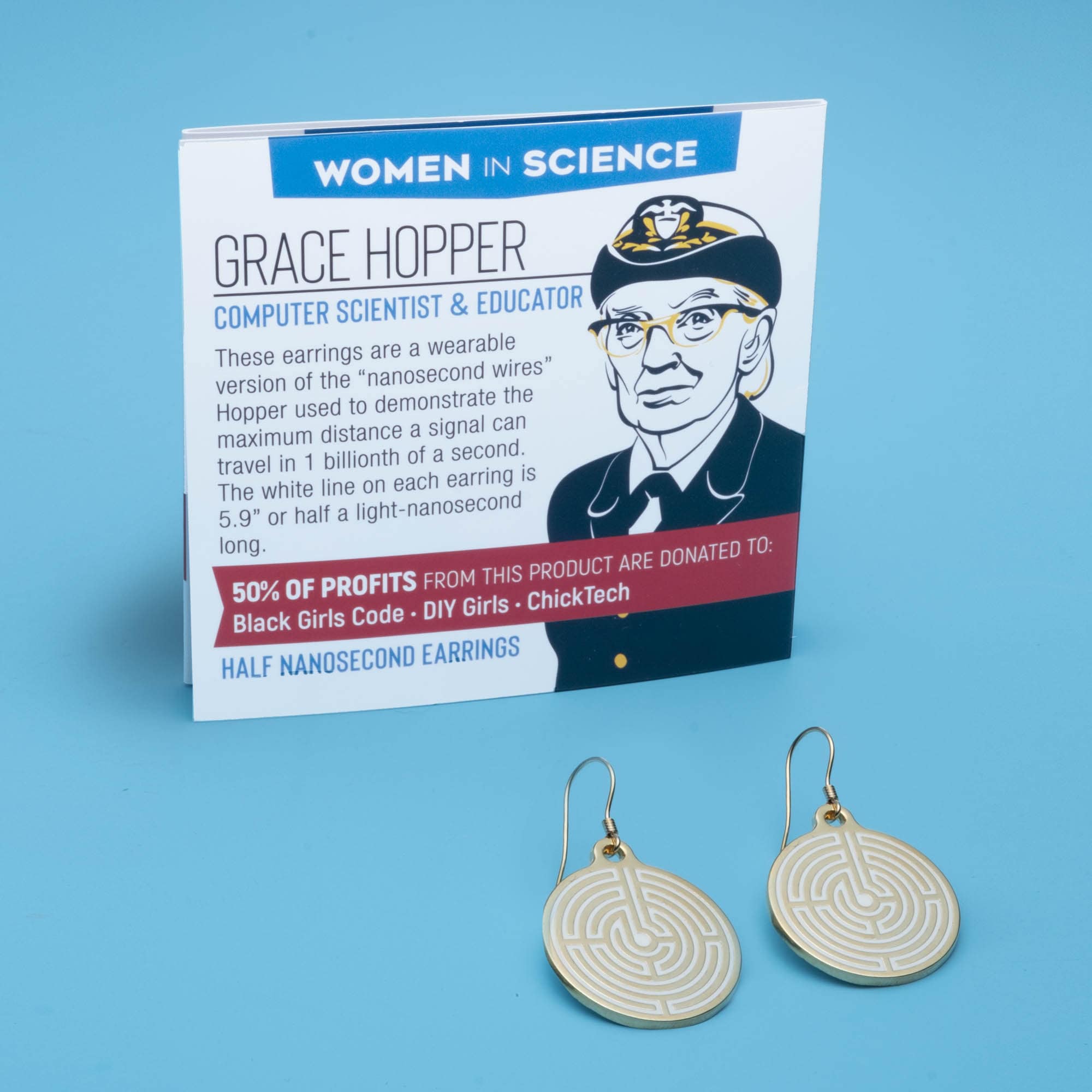 Grace Hopper / Nanosecond Earrings - Etsy