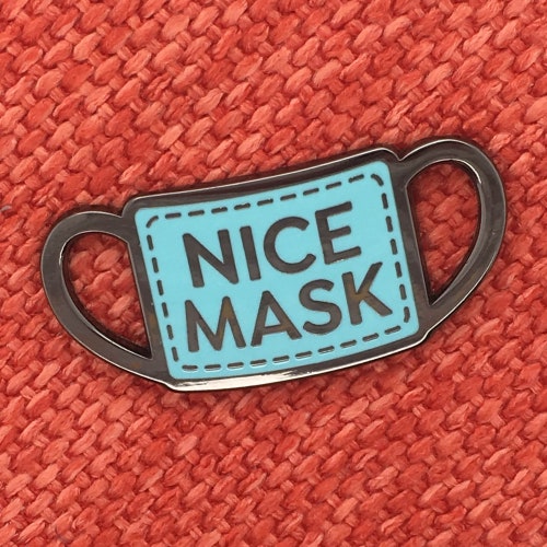 I Love Your Mask Pin - Etsy