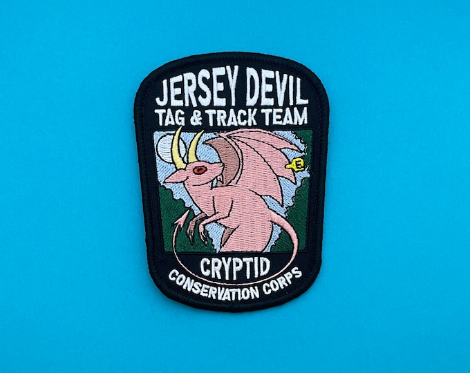 Pine Barrens, New Jersey Travel Patch Jersey Devil Cryptozoology Cryptid - Etsy