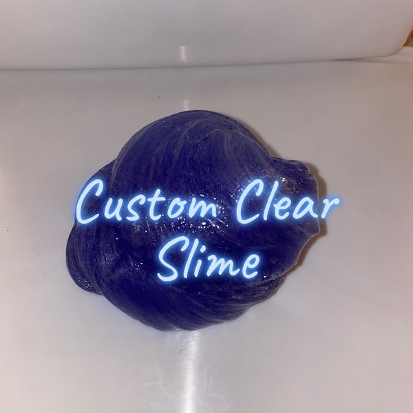 Clear Slime - Etsy