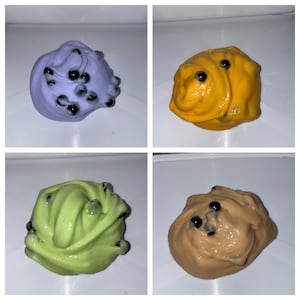 SET of 4 Boba/bubble Tea Slime - Etsy