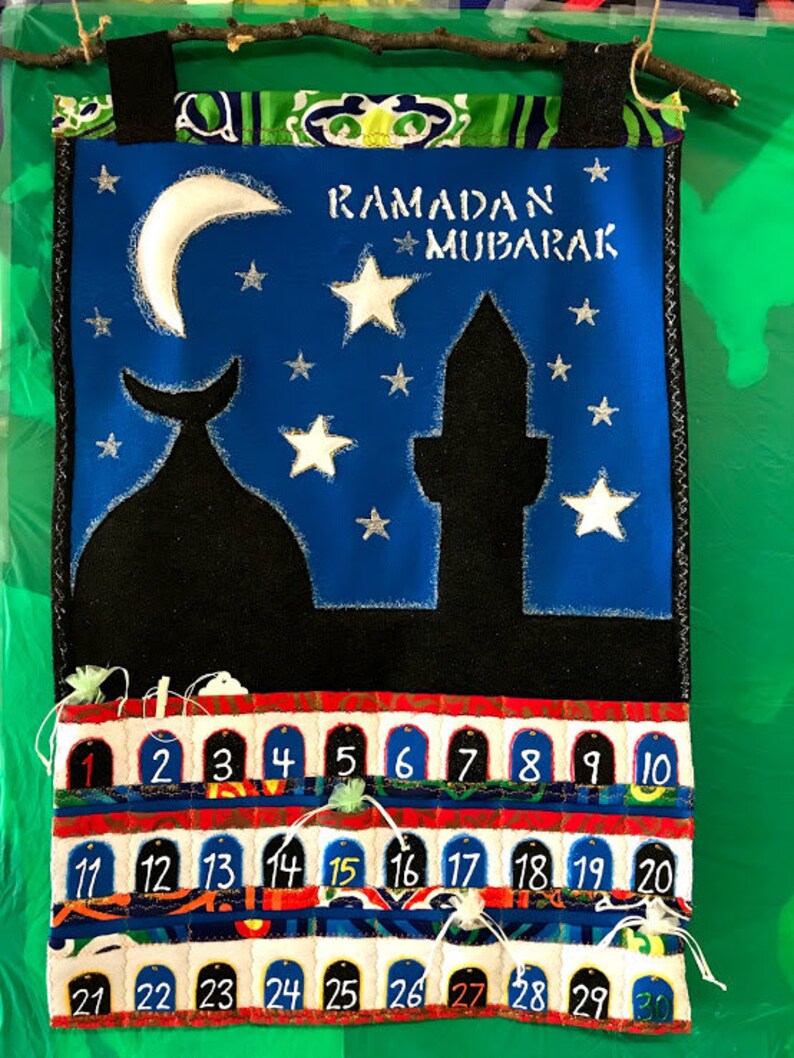 Ramadan Wall Calendar-handmade - Etsy