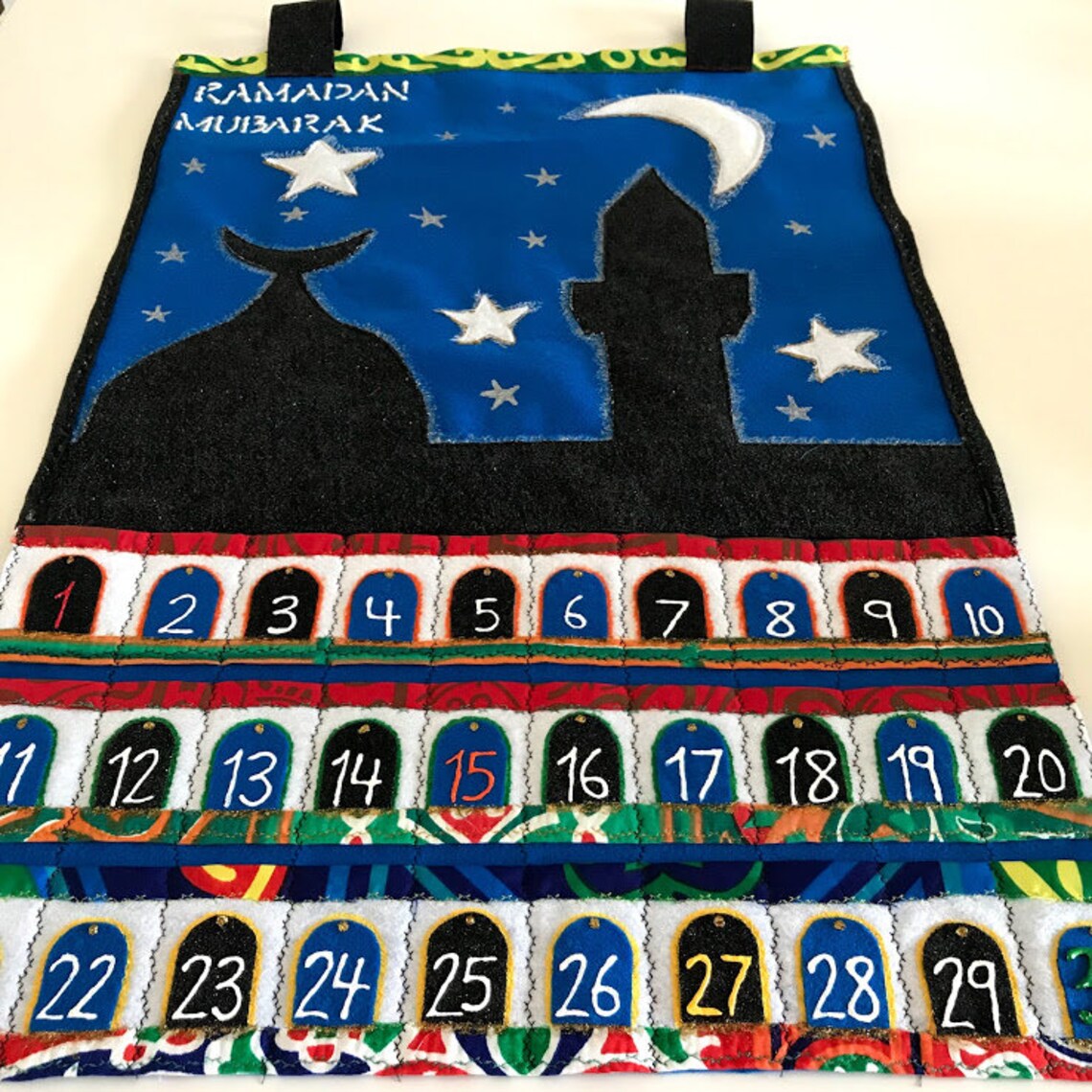 Ramadan Wall Calendar-handmade - Etsy
