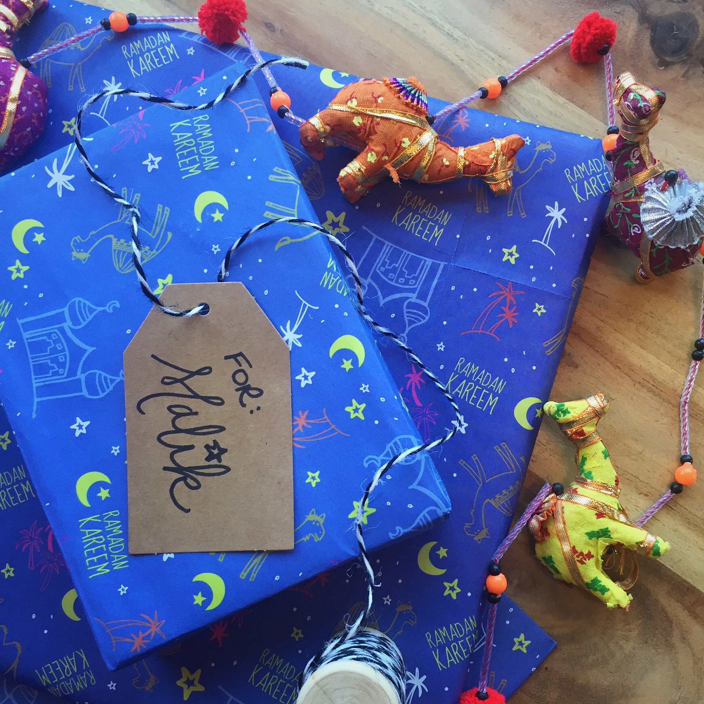 Ramadan and Eid Gift Wrap and Craft Paper 45 SQFT Bright | Etsy