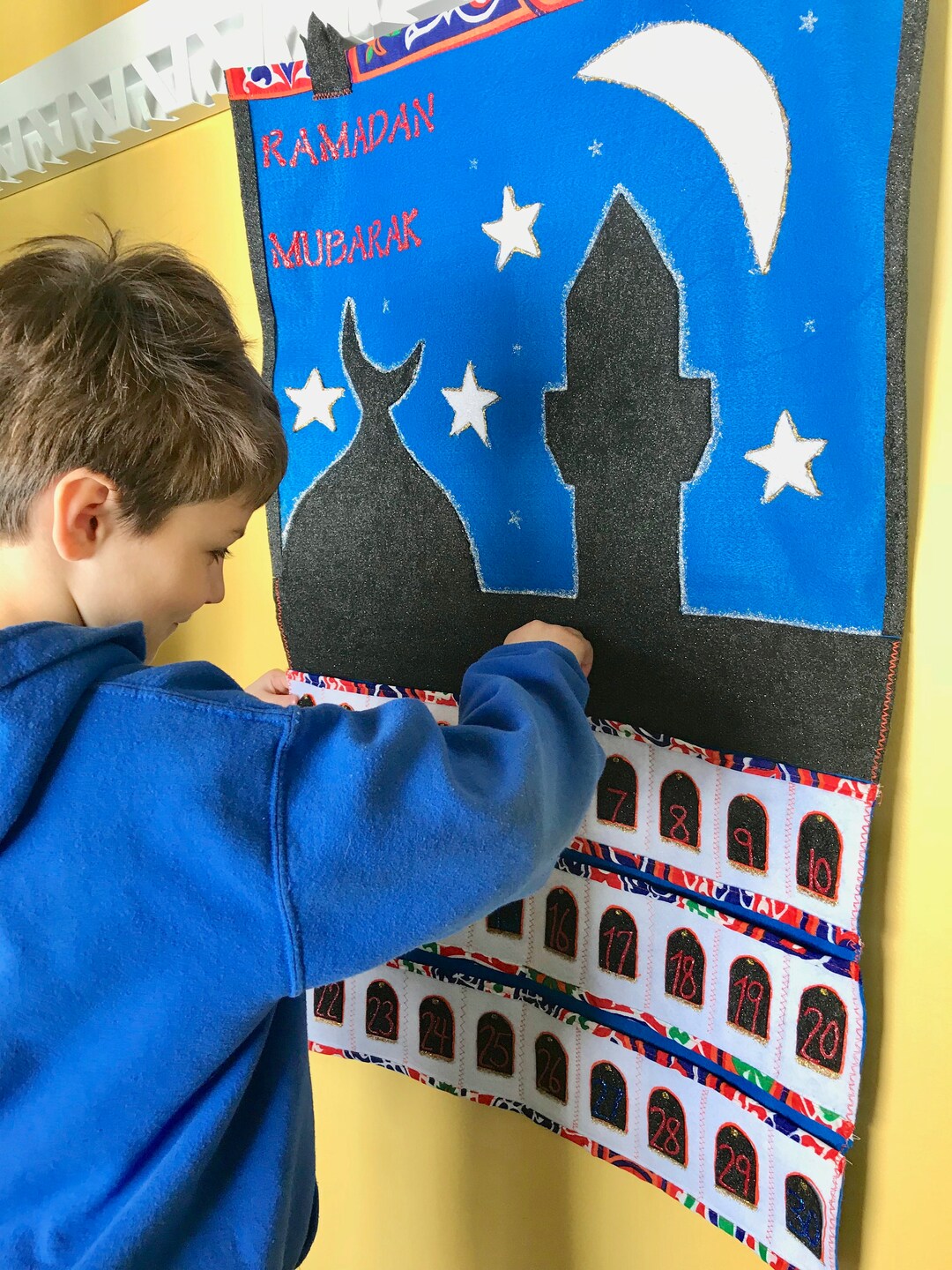 Ramadan Wall Calendar-handmade - Etsy