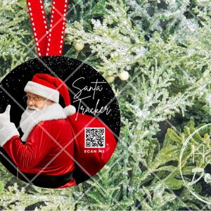 Santa Tracker QR Code PNG Digital Download Files for Sublimation ...
