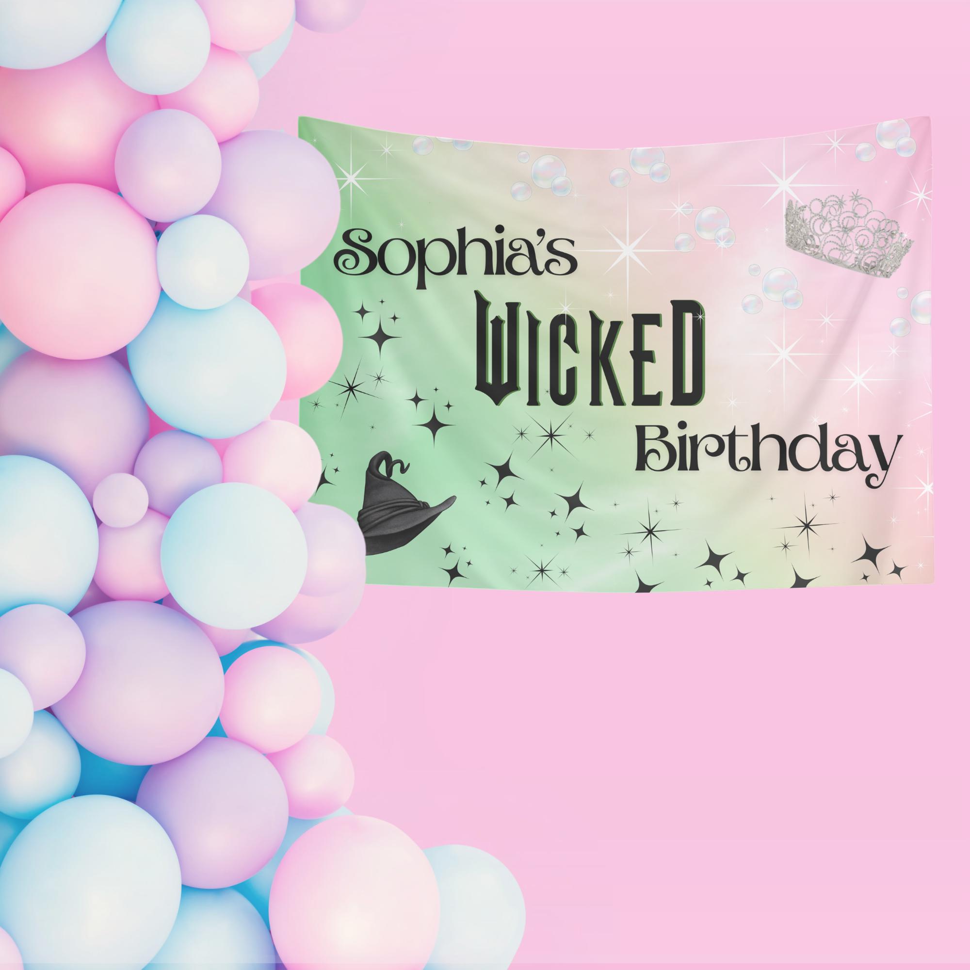 Custom Wicked Birthday Party Banner: Personalized Digital Download - Etsy