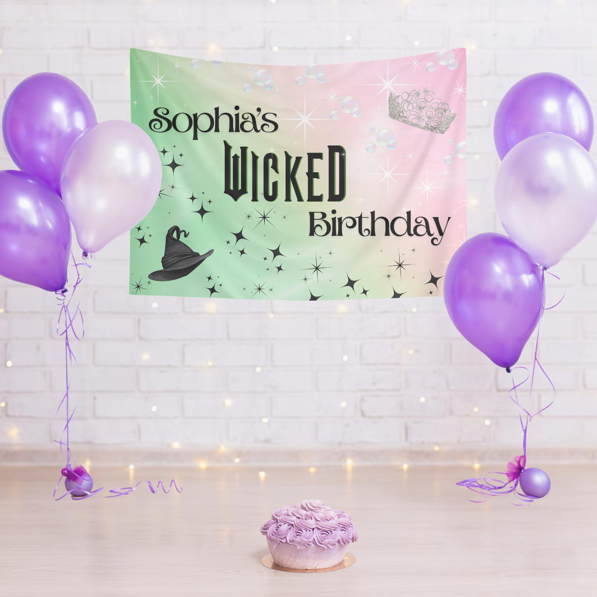 Custom Wicked Birthday Party Banner: Personalized Digital Download - Etsy