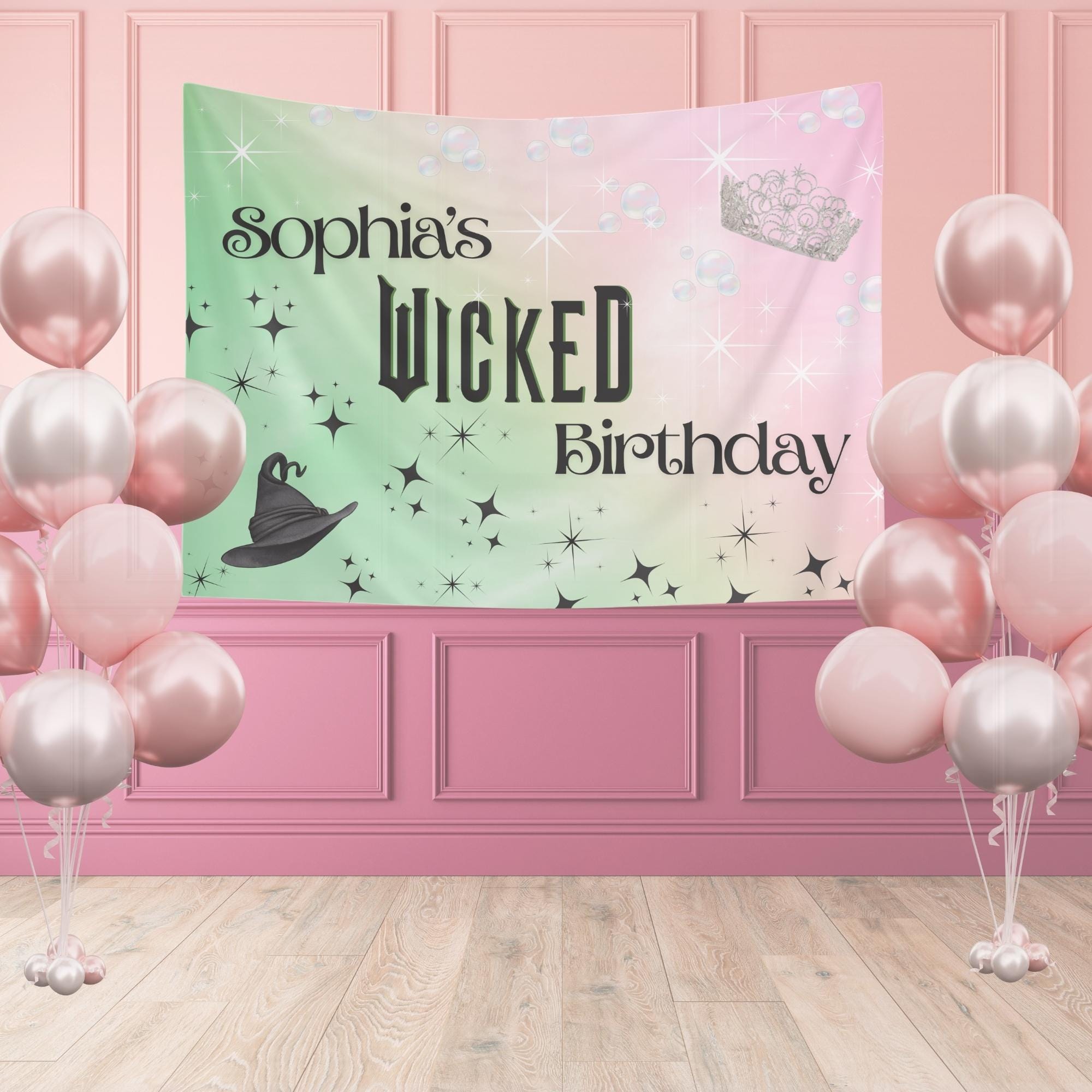 Custom Wicked Birthday Party Banner: Personalized Digital Download - Etsy