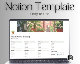 Aesthetic Notion Template Cute Sonny Angel Calendar Digital Notion Planner Daily Weekly Monthly ...