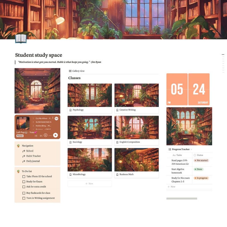 Notion Template | Notion Student Planner | Notion College Planner ...