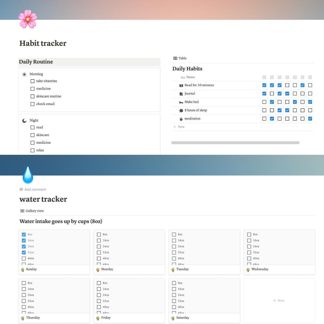 Ultimate Notion Template Notion Planner Weekly Planner Habit Tracker ...