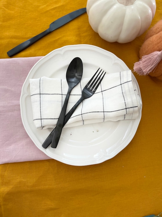 Handmade Linen Napkin set of 4/ Christmas Gift - Etsy