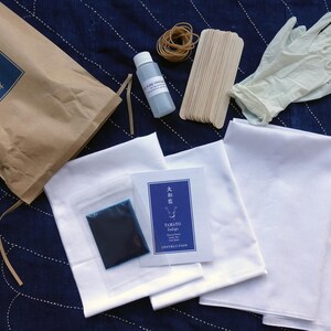 Shibori Dye Kit / Yamato Indigo / Natural-blend, Made in Japan ...