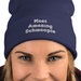 Anniversary Gift Most Amazing Schmoopie Embroidered Beanie Present for ...
