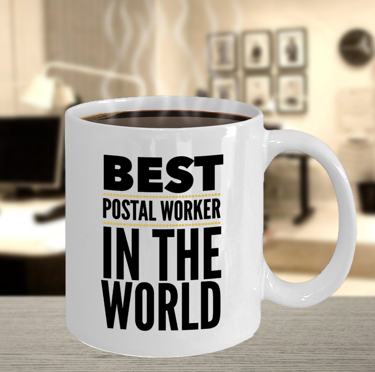 Postal Worker Mug Best Postal Worker in the World Coffee Mug - Etsy