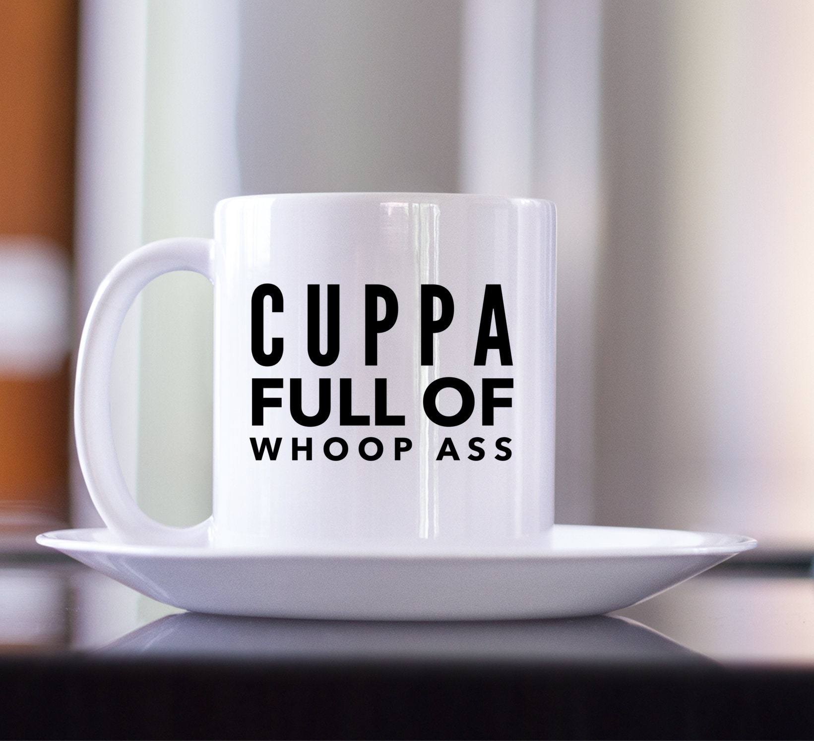 Boxing Gift Cuppa Full of Whoop Ass Coffee Mug Boxer - Etsy