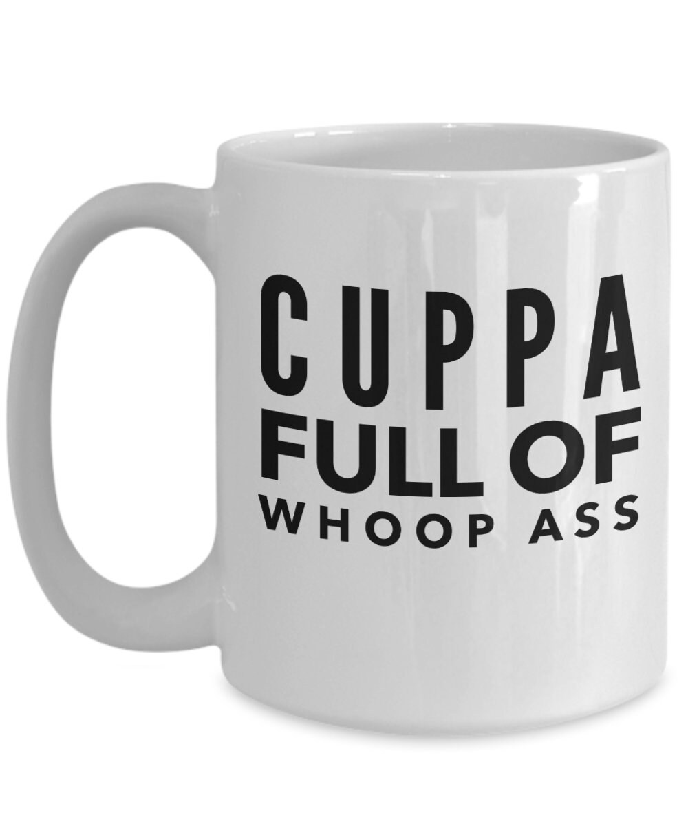 Boxing Gift Cuppa Full of Whoop Ass Coffee Mug Boxer - Etsy