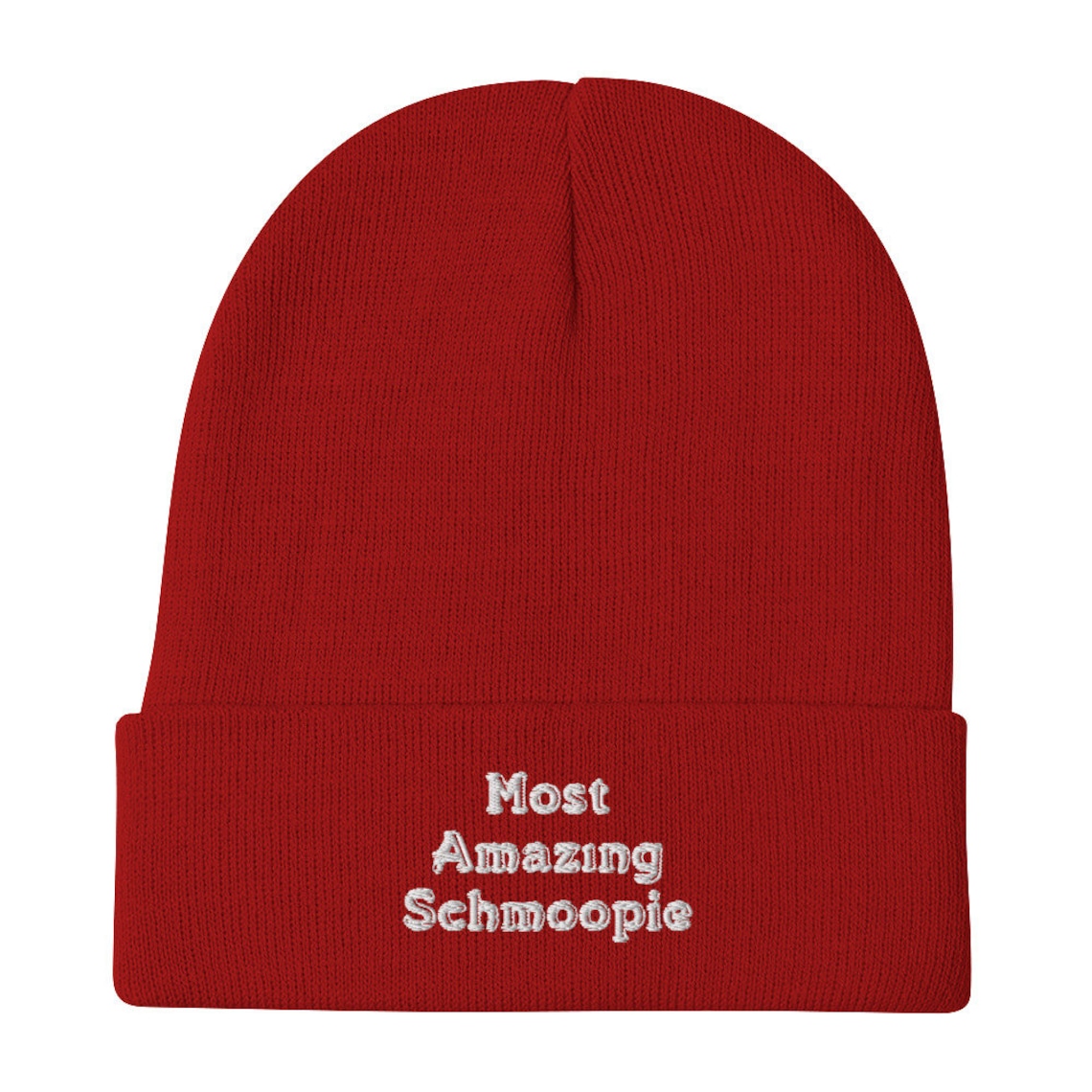 Anniversary Gift Most Amazing Schmoopie Embroidered Beanie Present for ...