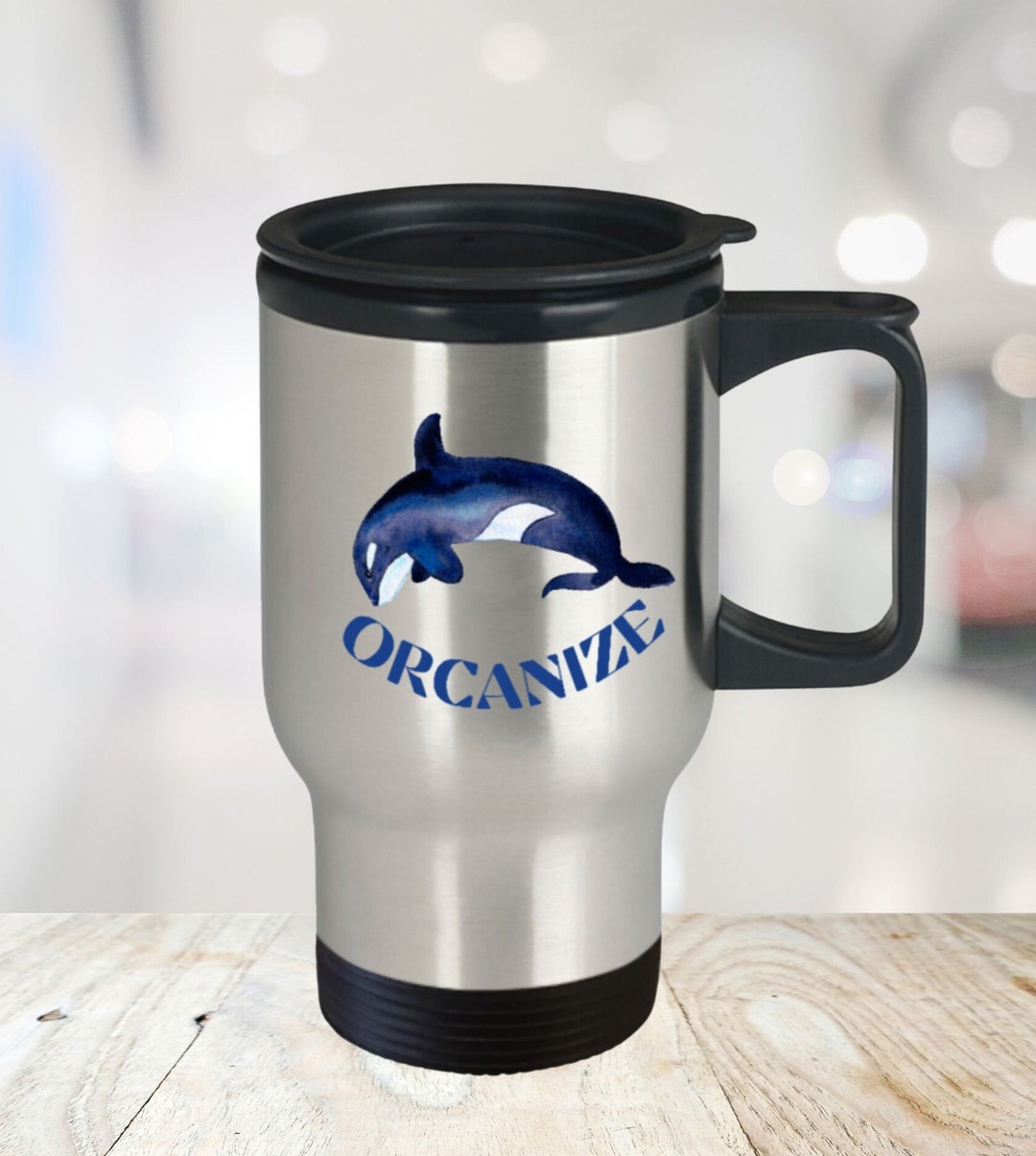 Orca Mug Orcanize Stainless Steel Travel Mug - Etsy