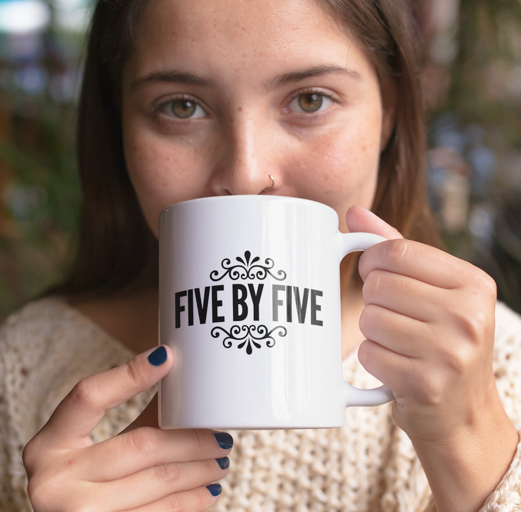 Pop Culture Mug Five by Five Coffee Tea Cup Coffee Mug TV Fandom ...