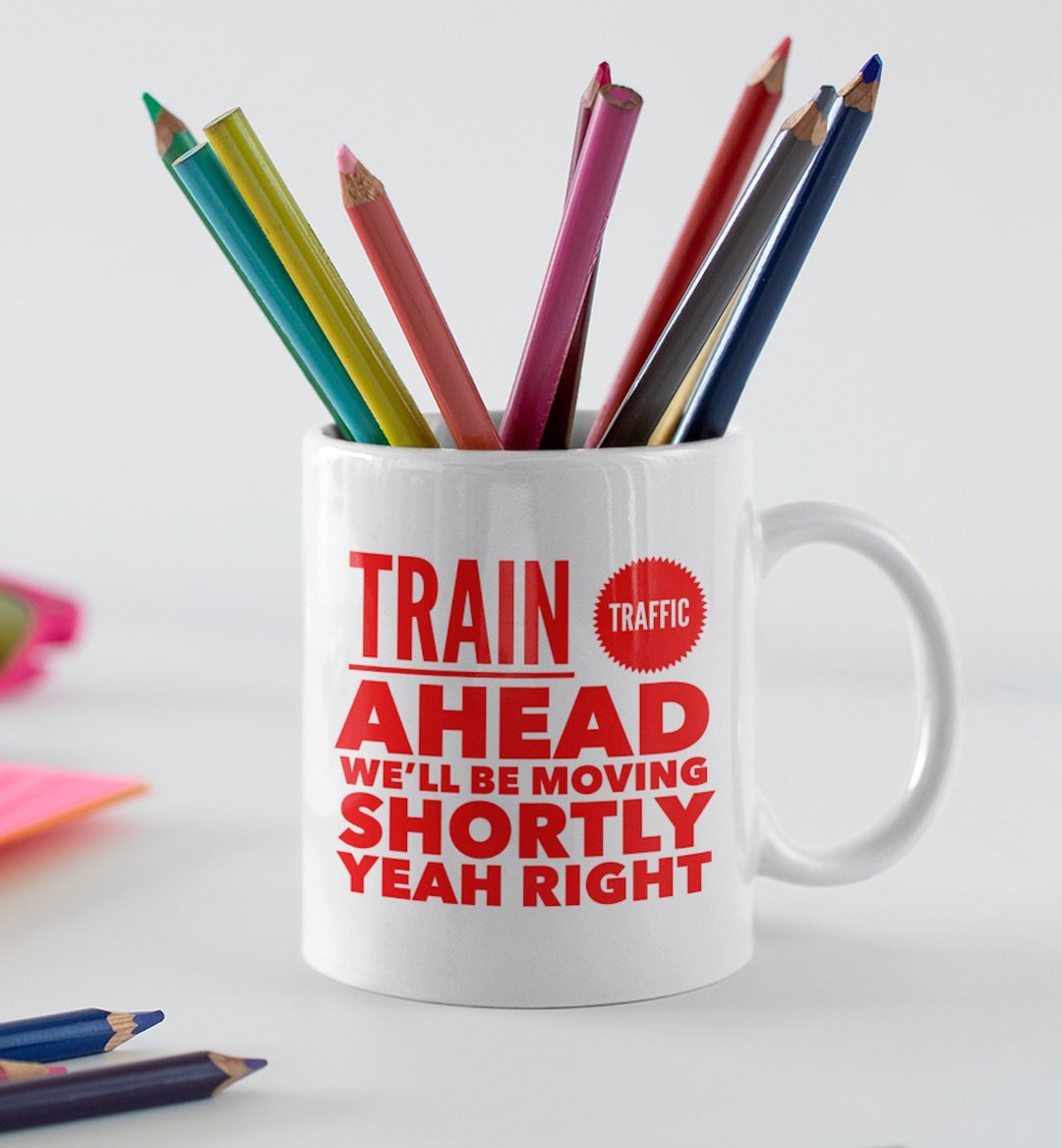 Nyc Subway Mug - Train Traffic Ahead New York City Transit Coffee Tea ...