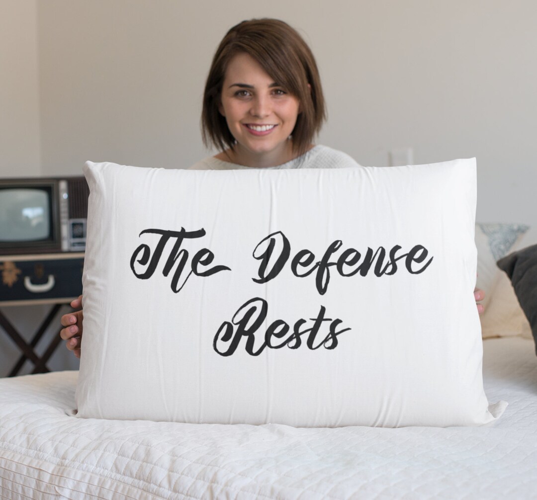 Attorney Gift the Defense Rests Pillowcase Pillow Case for Lawyer ...