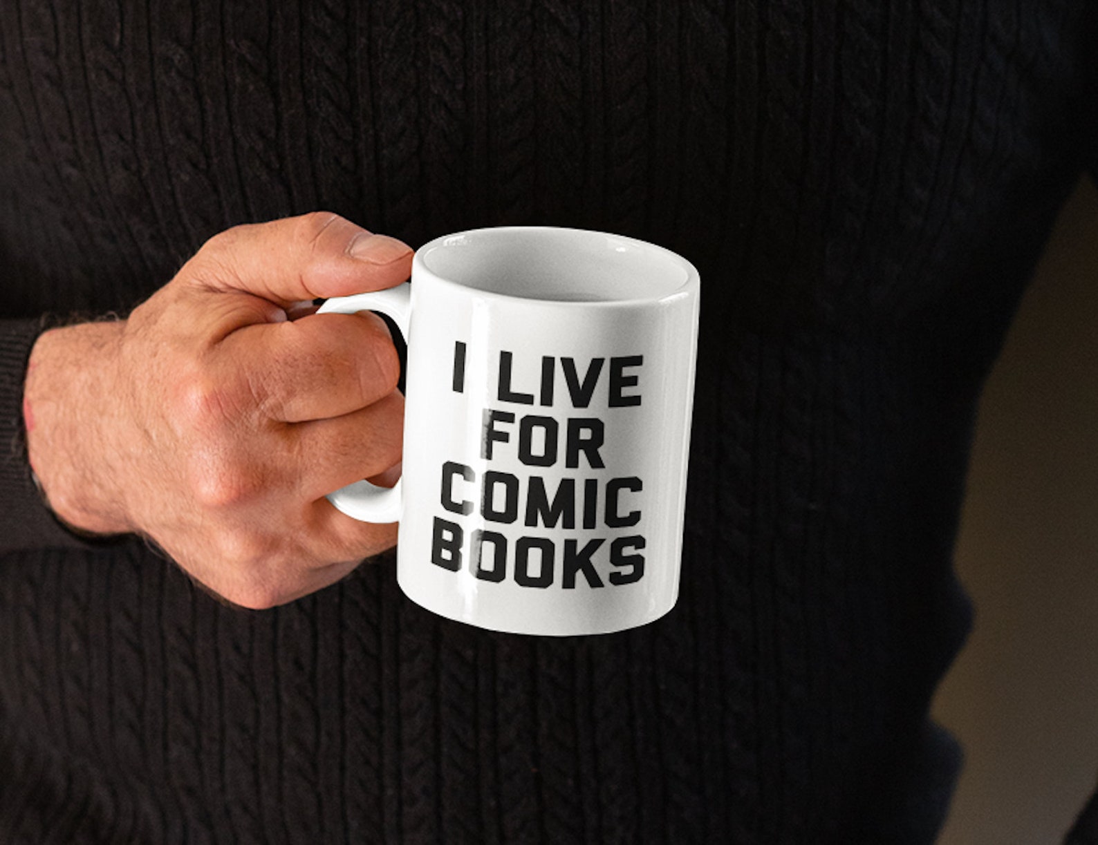 Comic Book Lover Gifts I Live for Comic Books Mug Coffee Tea Cup for ...