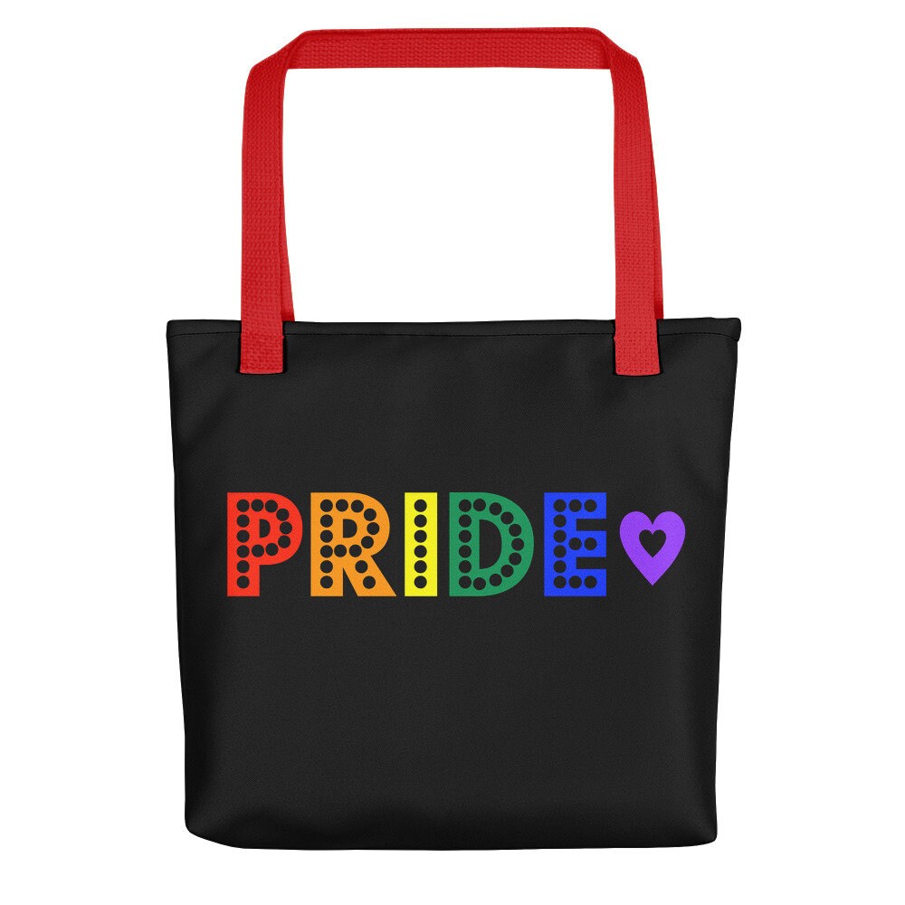 Pride Rainbow Tote Bag Pride Week LGBT LGBTQ LGBTQIA Large Shopping Bag ...
