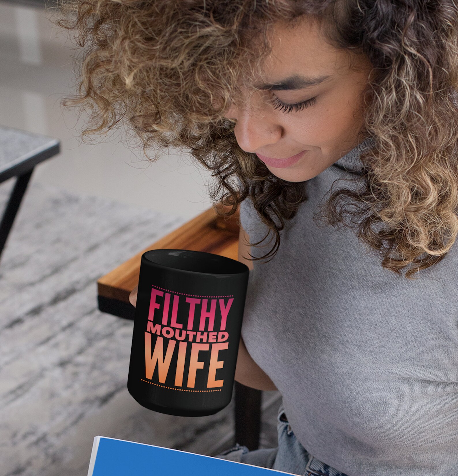 Filthy Mouthed Wife Coffee Mug Tea Cup for Spouse Resist | Etsy