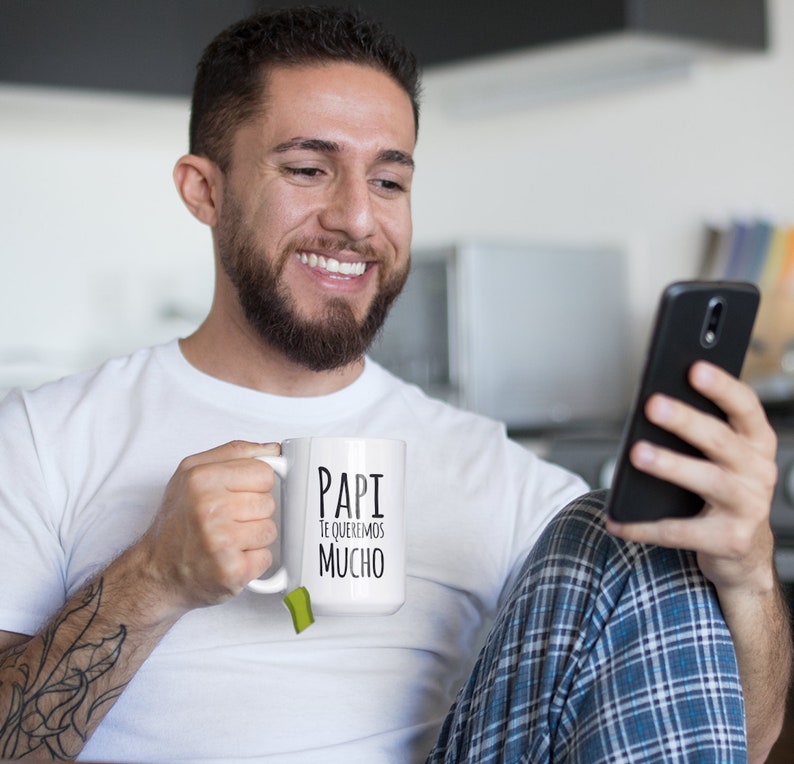 Regalo Para Papa Papi Te Queremos Mucho Coffee Mug Taza De - Etsy