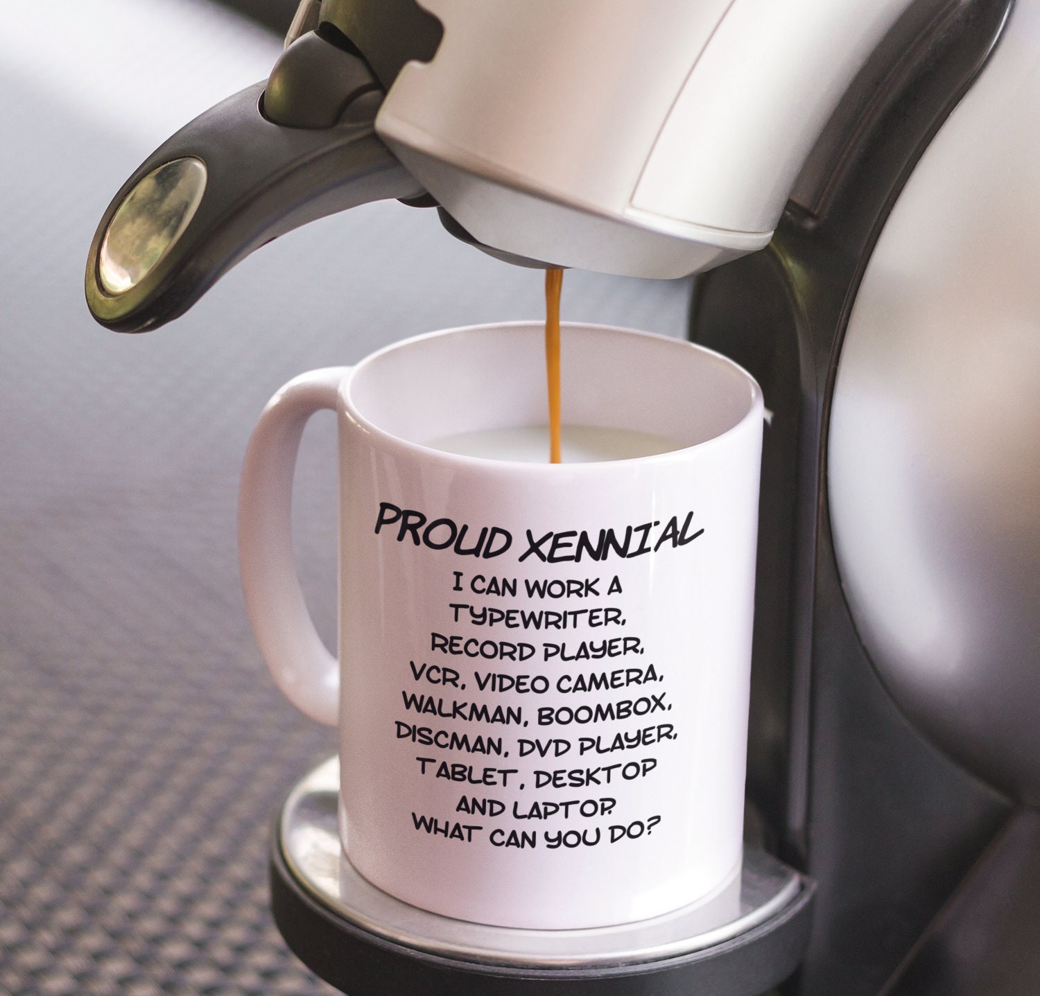 Gifts for Xennials Proud Xennial Mug Funny Nostalgic - Etsy