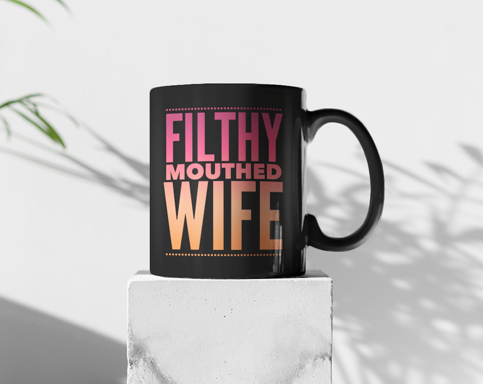 Filthy Mouthed Wife Coffee Mug Tea Cup for Spouse Resist | Etsy