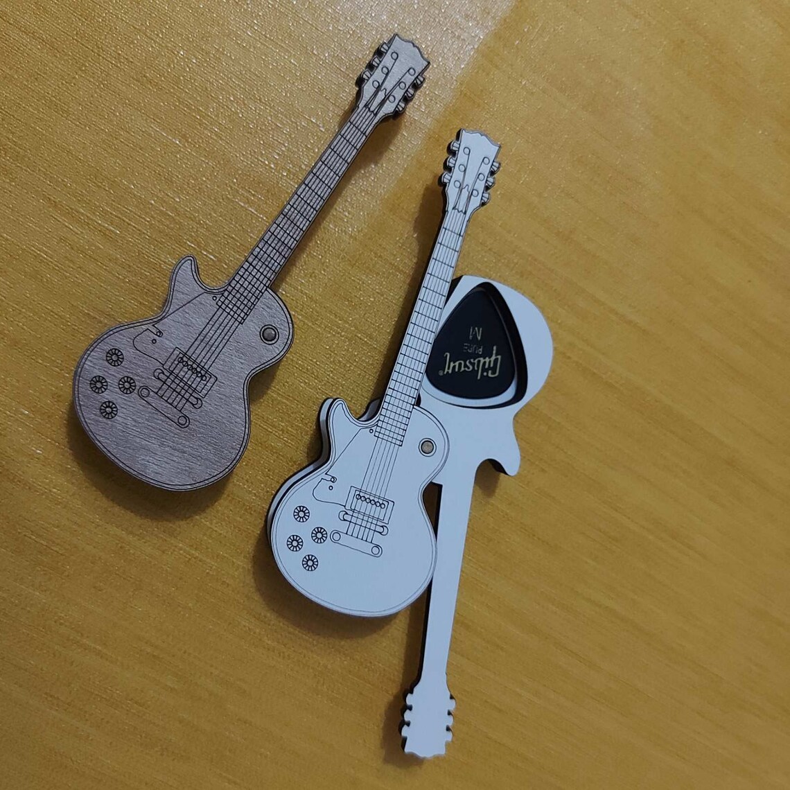 Creative Guitar Pick Box Laser Cut Files - Etsy